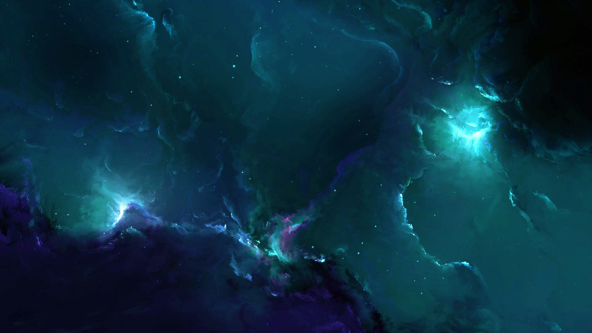 Blue nebula Chrome Theme - ThemeBeta