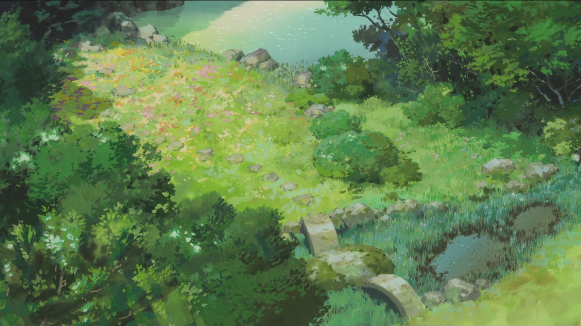 Anime Scenery Forest Gif