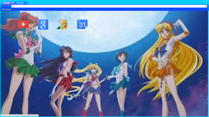 Sailor Moon Chrome Theme - ThemeBeta