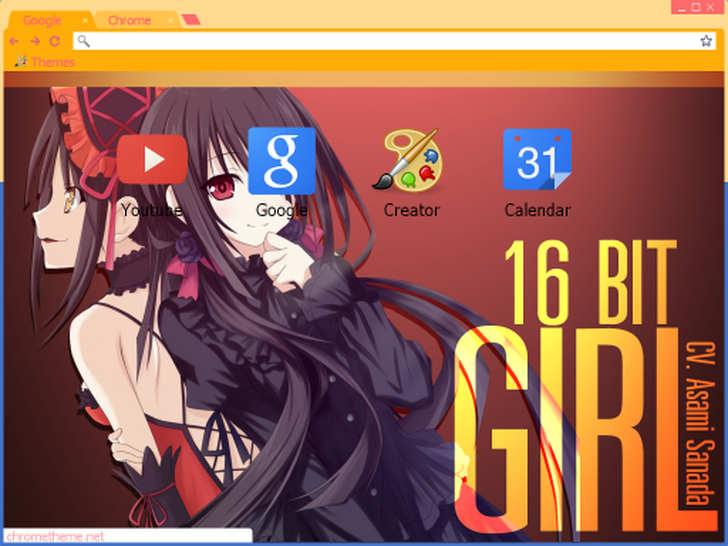kurumi Chrome Theme - ThemeBeta