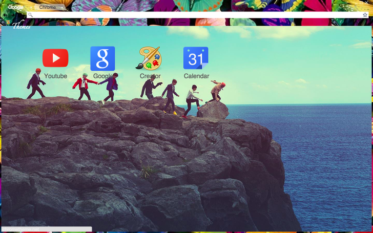 RUN with BTS Chrome Theme - ThemeBeta