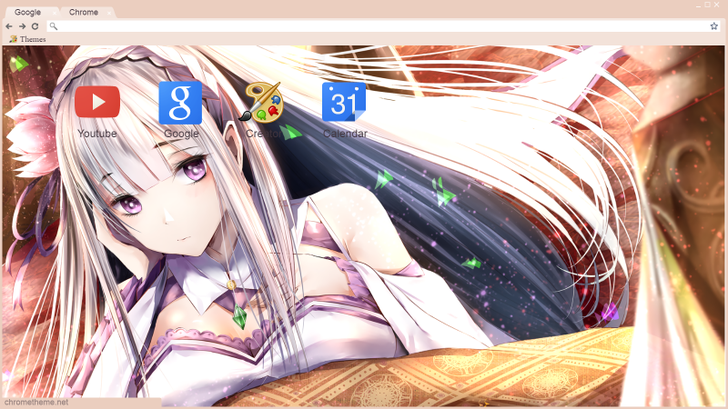 Re Zero Theme Chrome Theme - ThemeBeta
