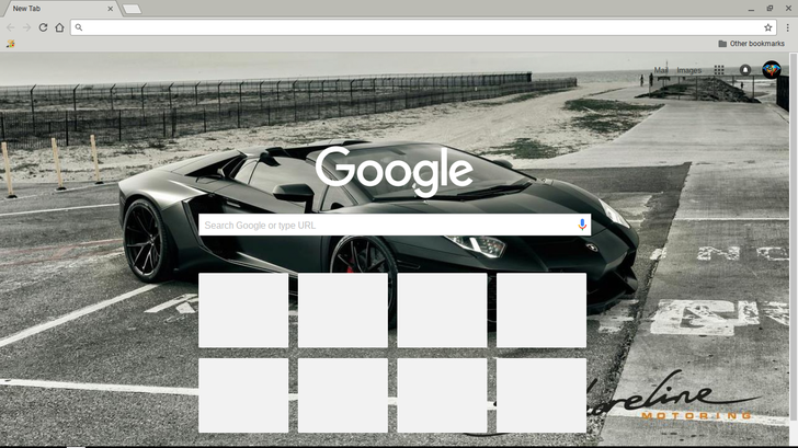 Lamborghini Aventador Chrome Theme - ThemeBeta
