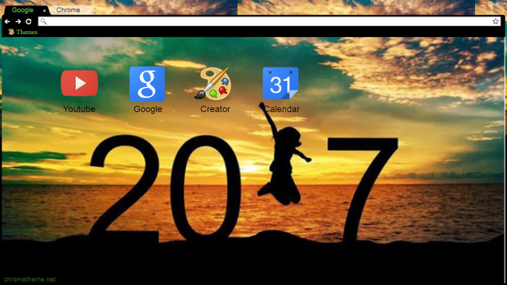new year Chrome Theme - ThemeBeta