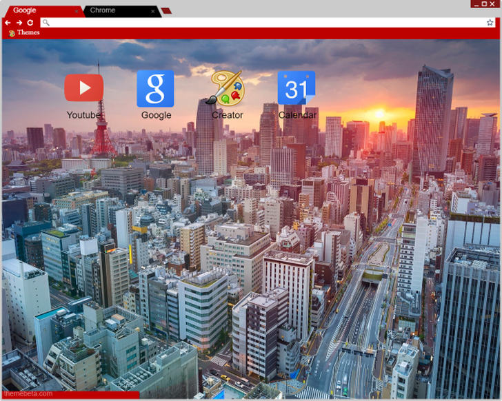 Tokyo View Chrome Theme - ThemeBeta