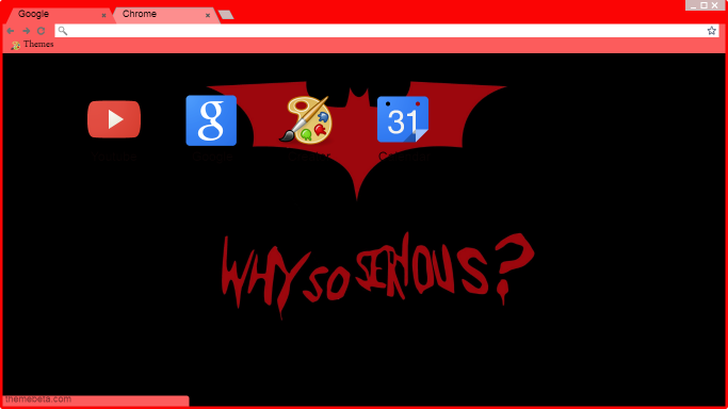 Batman Beyond - " Why so serious? " Chrome Theme - ThemeBeta