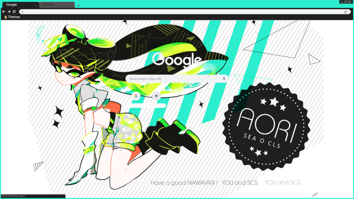 Callie [Splatoon] Chrome Theme - ThemeBeta
