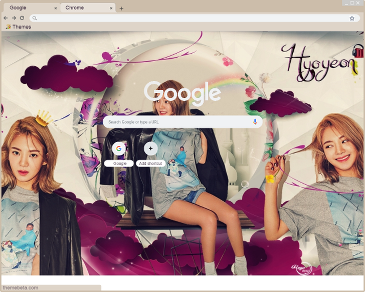 HYOYEON Chrome Theme - ThemeBeta
