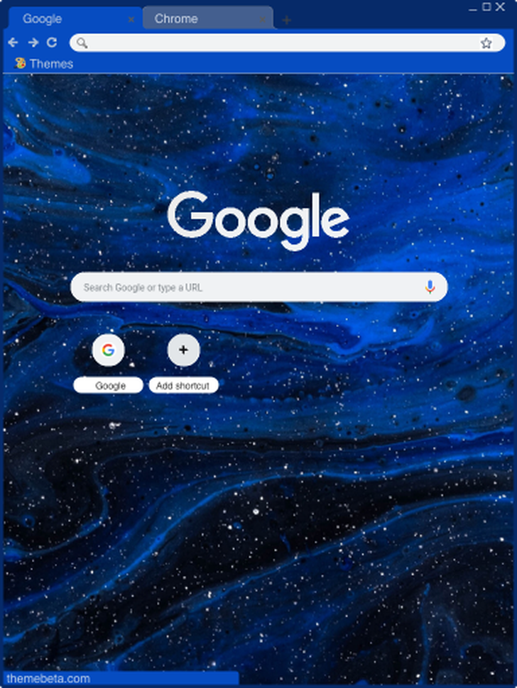 Blue Chrome Theme - ThemeBeta