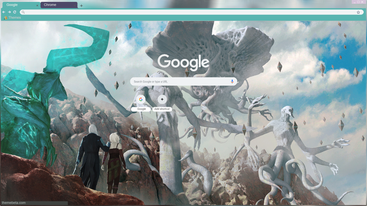 Eldrazi Statues Chrome Theme - ThemeBeta