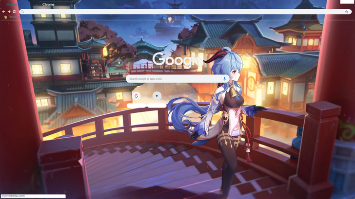 Ganyu Chrome Theme - ThemeBeta