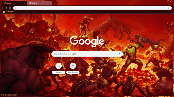 DOOM 2016 Chrome Theme - ThemeBeta