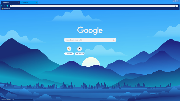 blue skies Chrome Theme - ThemeBeta