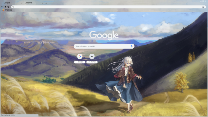 Girl Chrome Theme - ThemeBeta