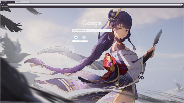 raiden_shogun Chrome Theme - ThemeBeta