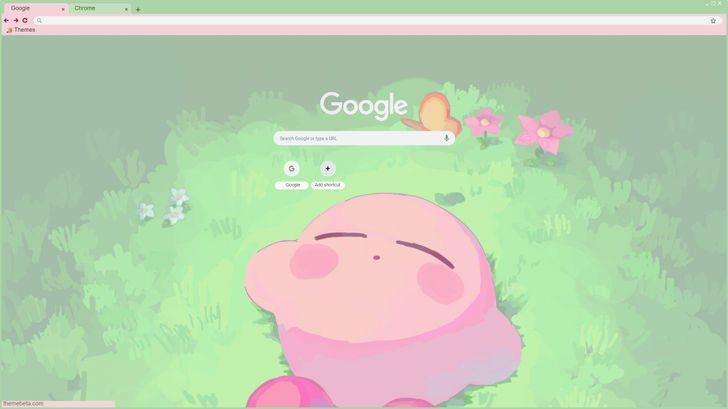 Calm Grass Kirby Chrome Theme - ThemeBeta