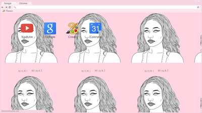 Nicki Minaj Chrome Themes - ThemeBeta