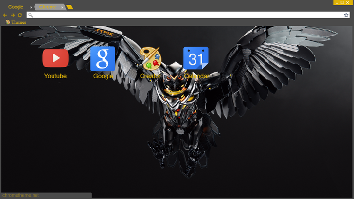 Asus Strix Owl Chrome Theme - ThemeBeta