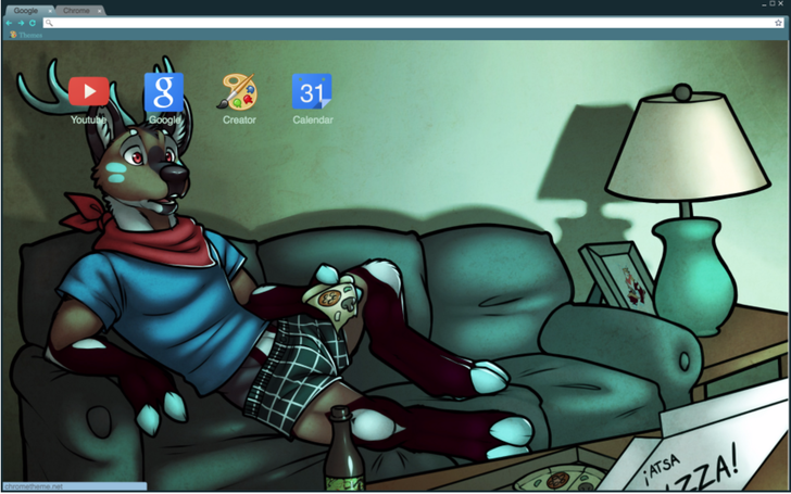 Furry THEME- Deer Chrome Theme - ThemeBeta